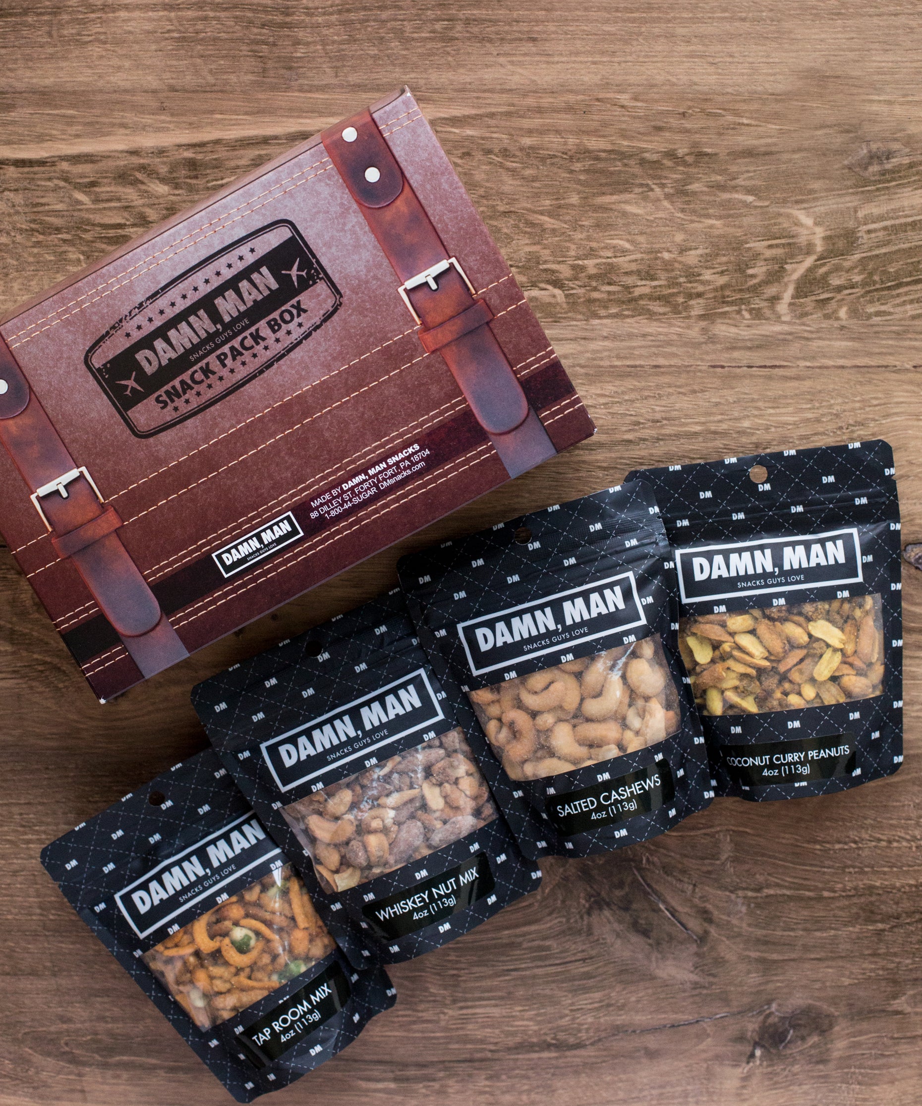 Build Your Own 4-Pack Nut Gift Box – Gourmet Mixed Nuts - Damn Man – DM ...