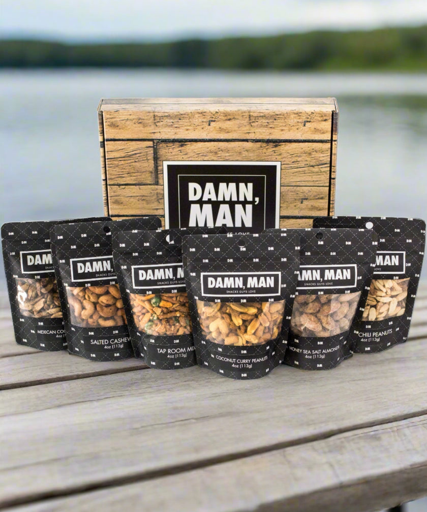 Snack Gift Boxes for Men | Gourmet Nuts & Meats – DM Snacks