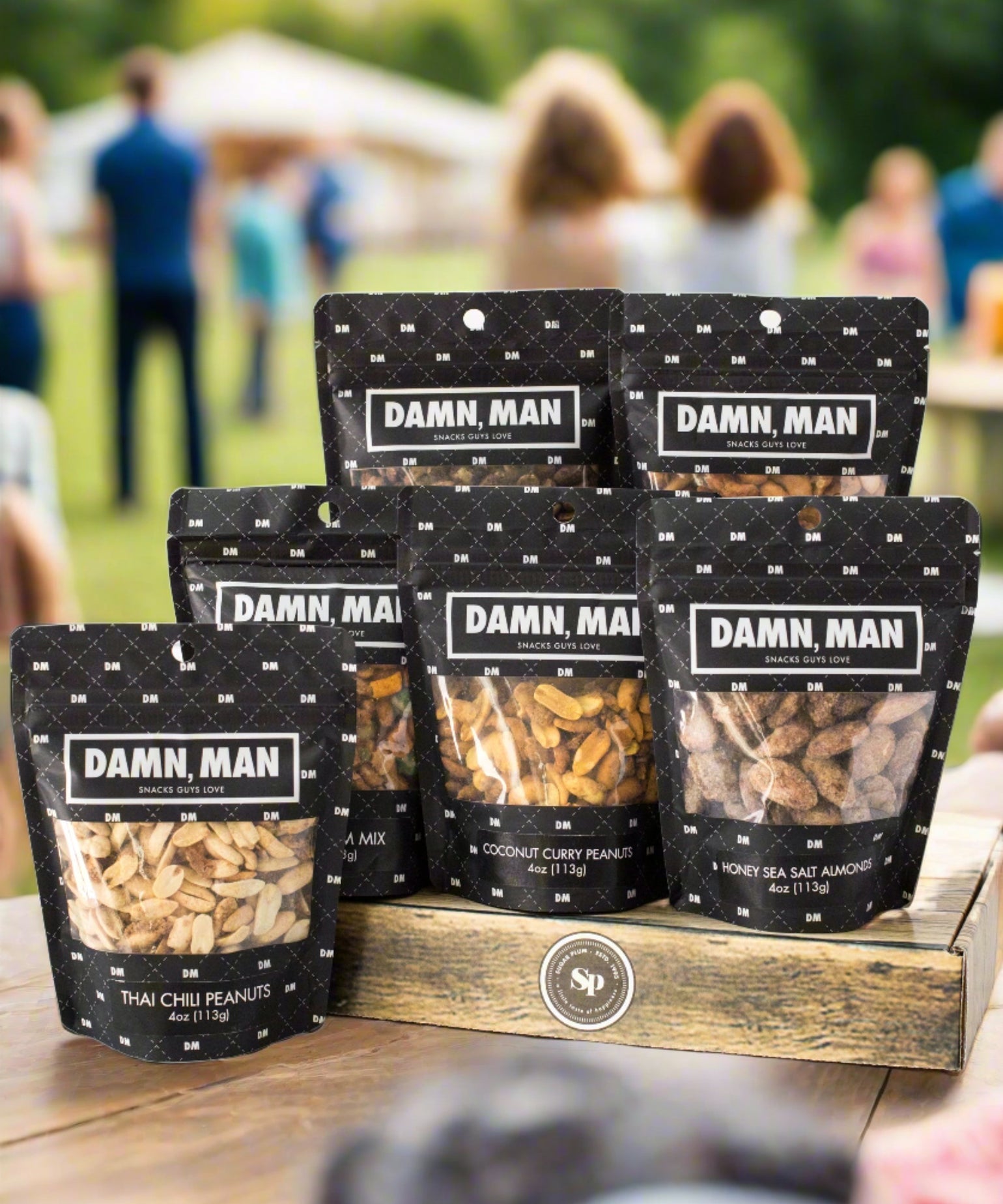 Manly Mixed Nuts Box – 6 Savory Nut Flavors | Protein-Packed, Bold ...
