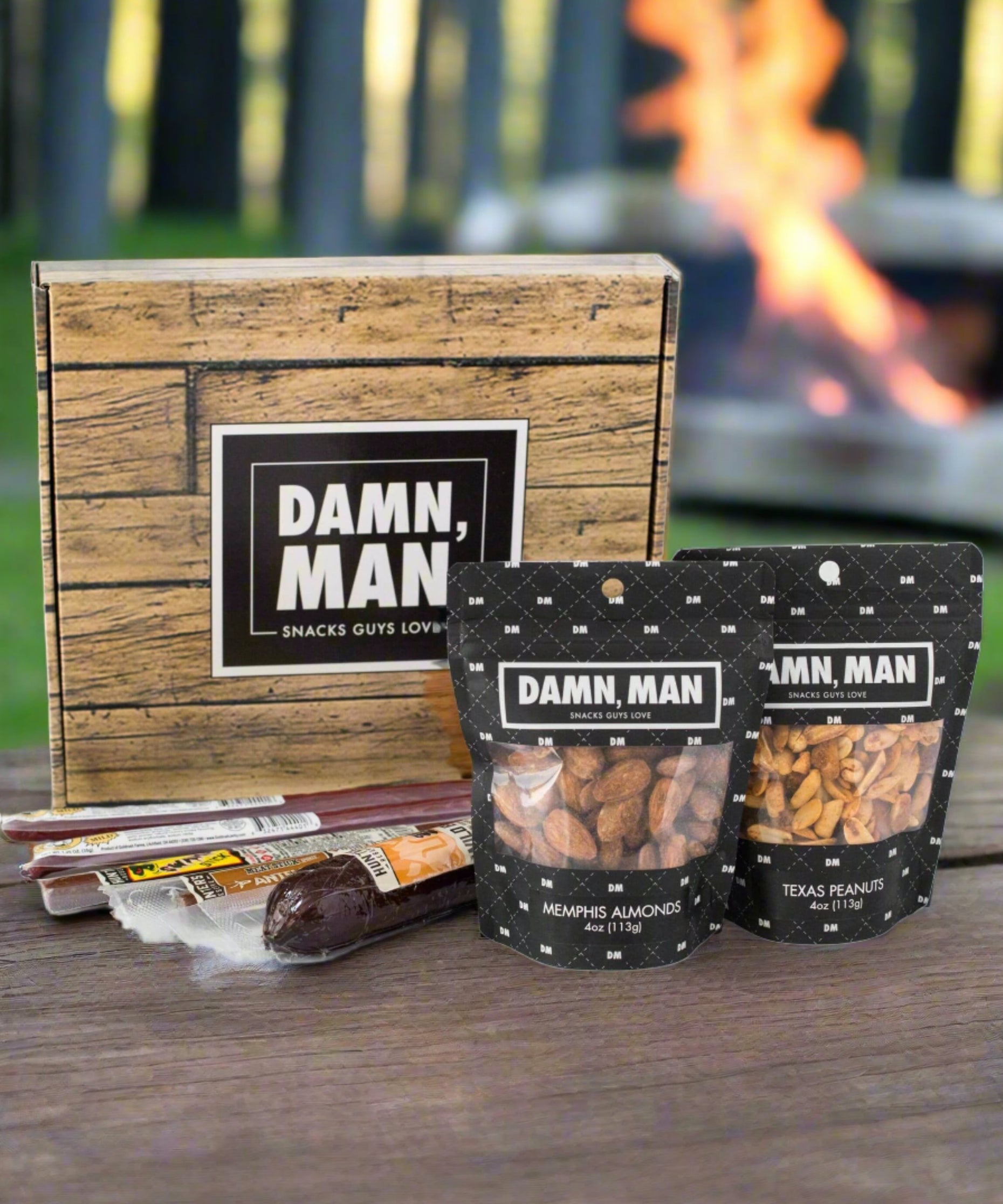 Damn, Man | Snacks Guys Love | Premium Nuts | Nuts & Exotic Meats Box ...