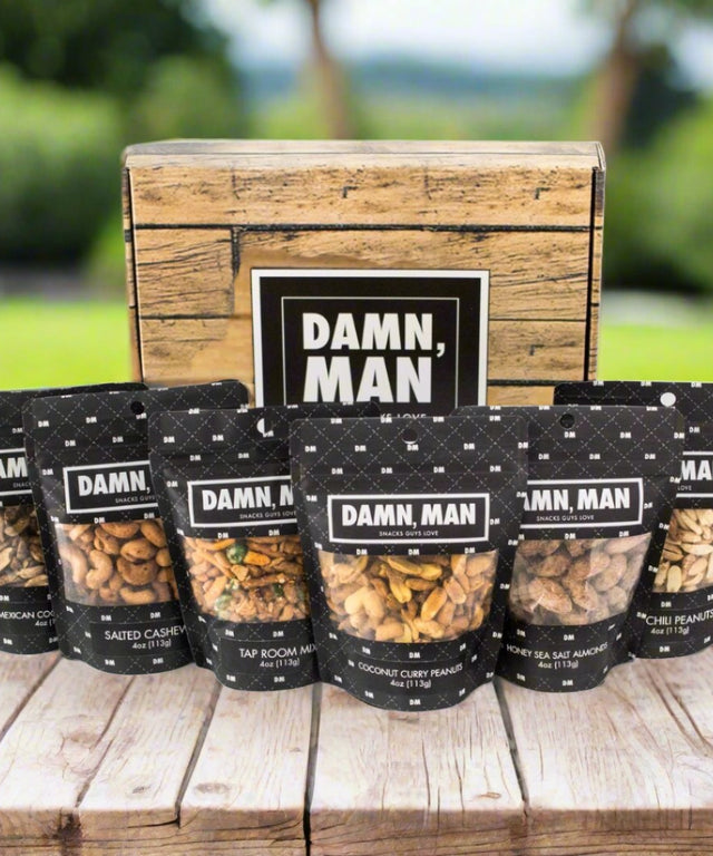 Snack Gift Boxes for Men | Gourmet Nuts & Meats – DM Snacks